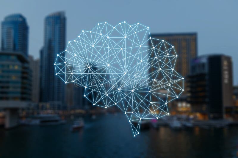 The Concept of Autonomous Things and Smart City Stock Photo - Image of ...