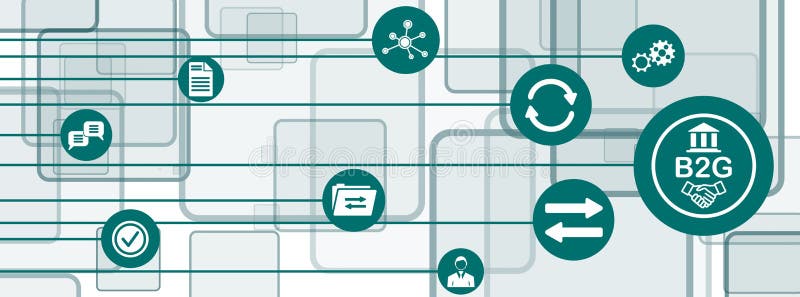 Concept of b2g stock illustration. Illustration of strategy - 250981656