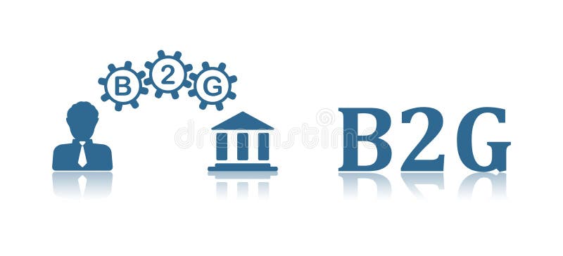 Concept of b2g stock illustration. Illustration of federal - 262158801