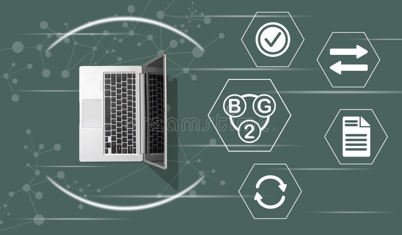 Concept of b2g stock image. Image of branding, concept - 263573557