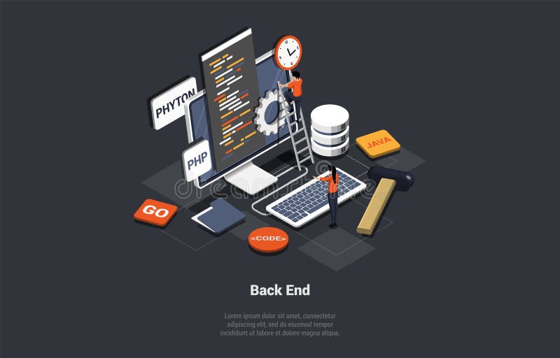 Back End Server Stock Illustrations – 211 Back End Server Stock ...