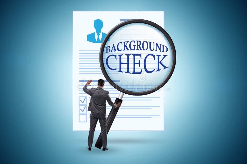 Concept of Background Security Check Stock Photo - Image of information ...