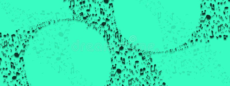 Concept Background for Song and Concert Theme Stock Illustration ...