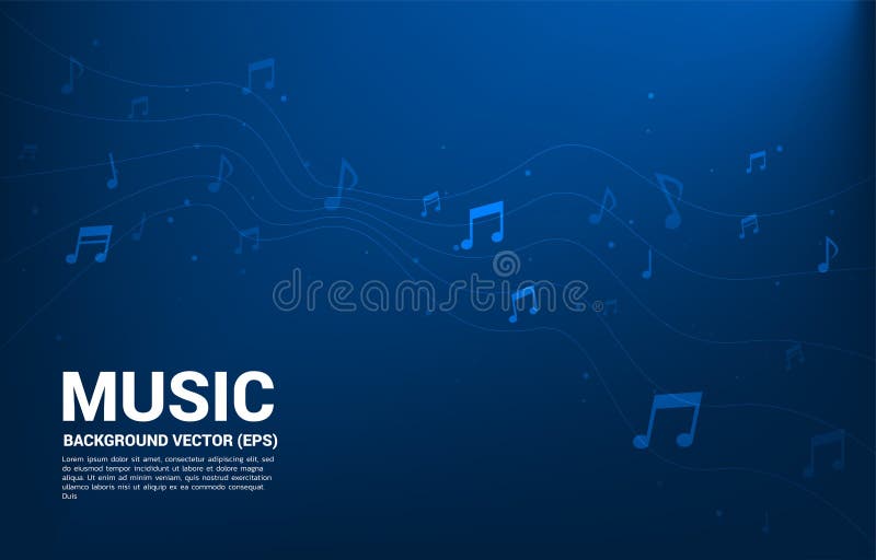 Concept Background for Song and Concert Theme Stock Illustration ...