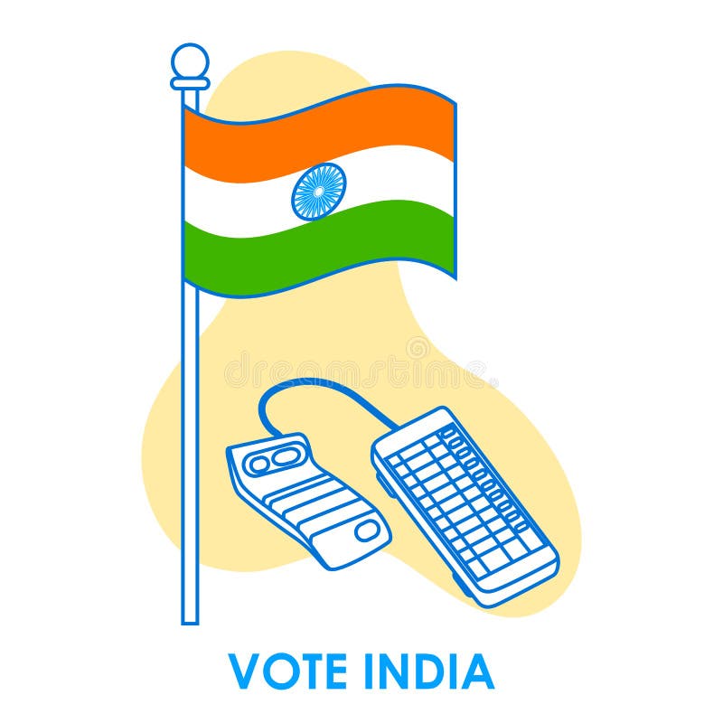 Concept Background for Vote India for Election Democracy Campaign ...