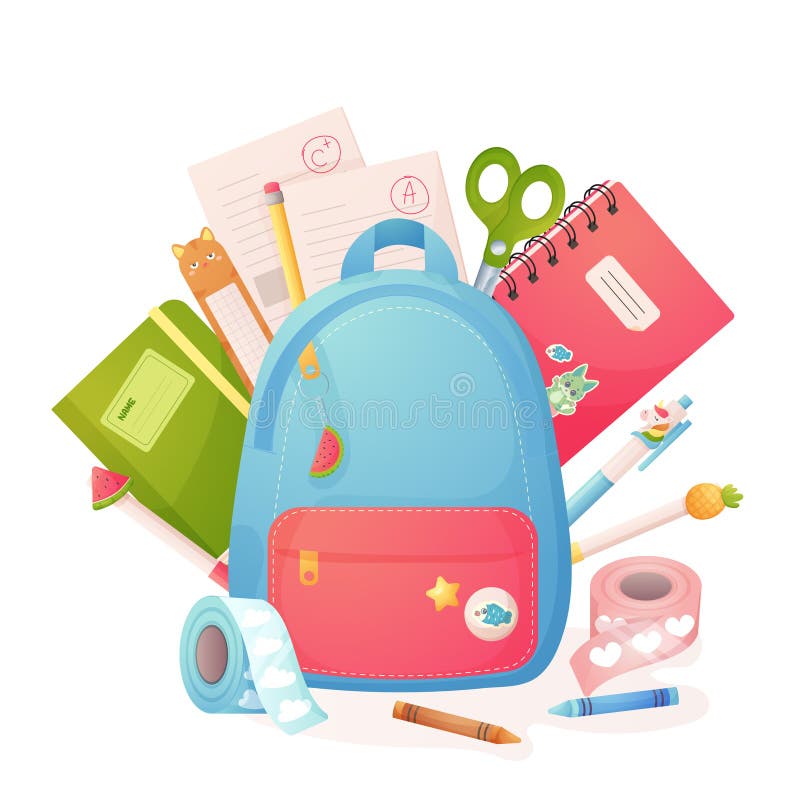 Cartoon School Notebooks Vector Stock Illustrations – 1,530 Cartoon ...