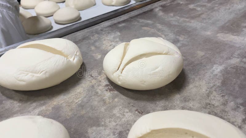 Artisan Round Bread. Artisan Round Bread. Baker Making Round Artisan ...