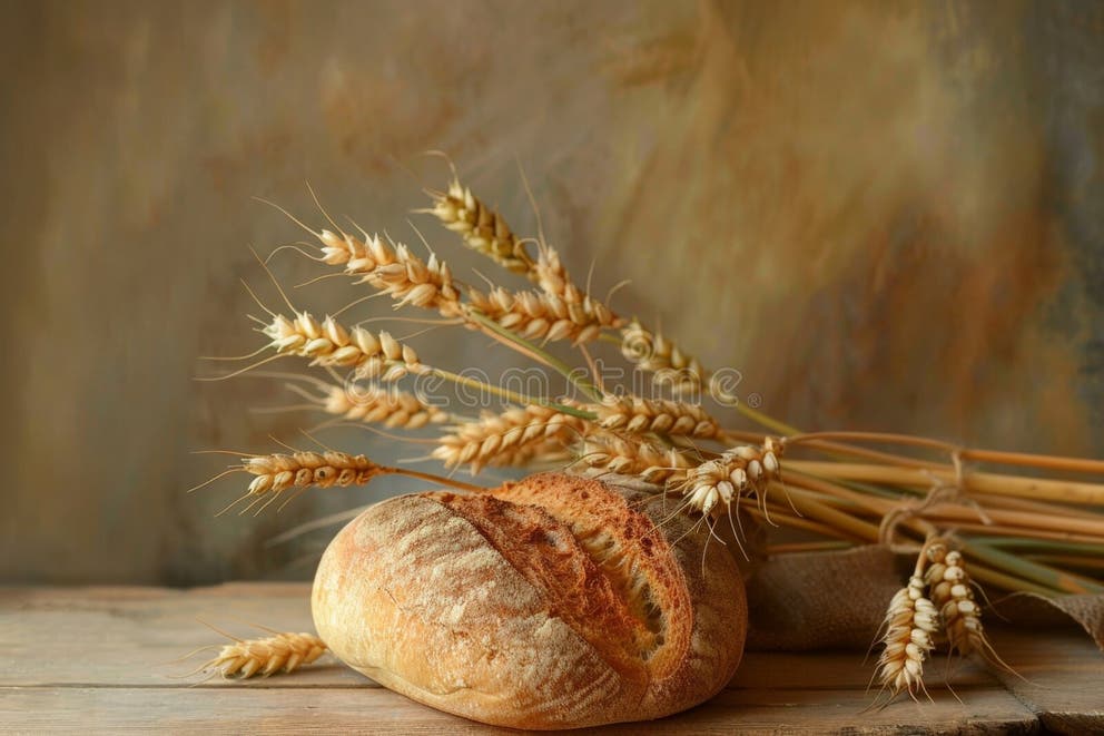 The Concept of Baking Bread. Various Breads and Wheat Varieties ...