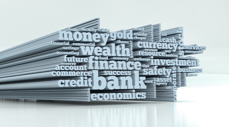 Concept of Banking and Finance Stock Illustration - Illustration of ...