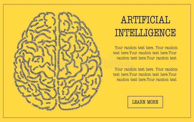 Concept Illustration of Brain Formed with Binary Code Stock Vector ... Concept Illustration of Brain Formed with Binary Code Stock Vector ...