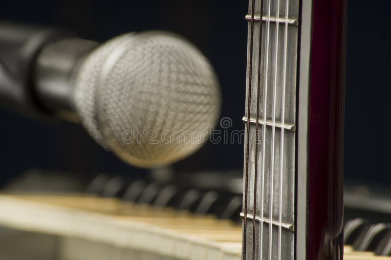 Concept of Musical Instruments Stock Image - Image of black, artist ...