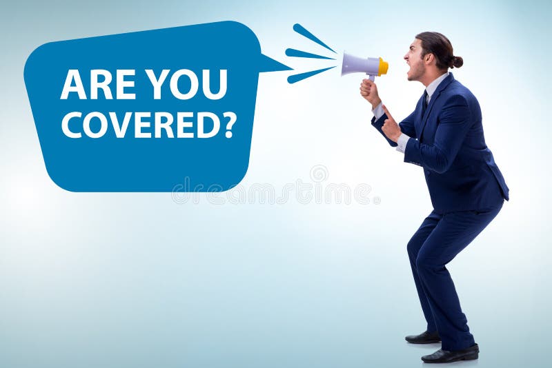 Concept of Being Covered by Insurance Stock Image - Image of risk ...