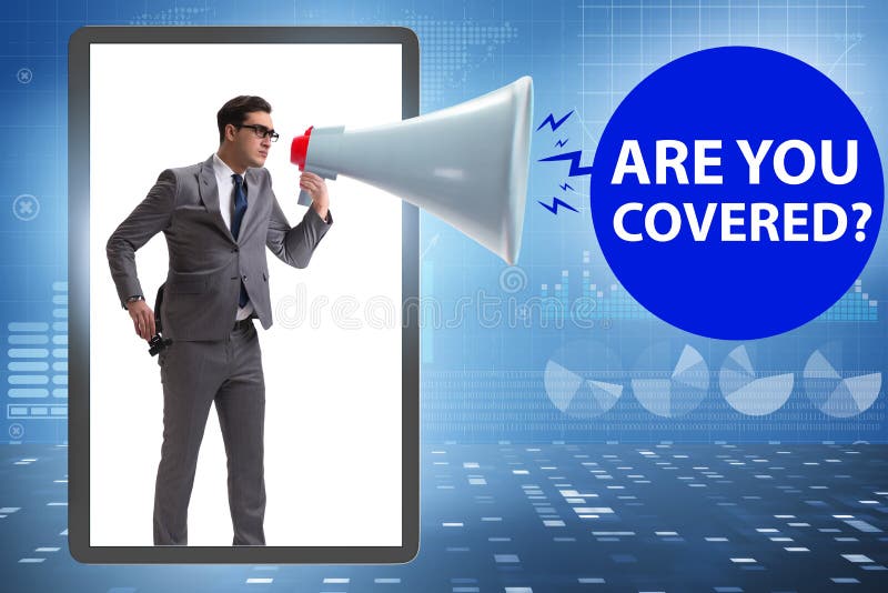 Concept of Being Covered by Insurance Stock Image - Image of service ...