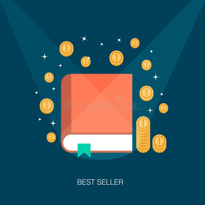 Concept of a Best Selling Book Stock Vector - Illustration of icon ...