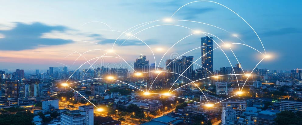 The Concept of Big Data Connection Technology is Illustrated by a Smart ...