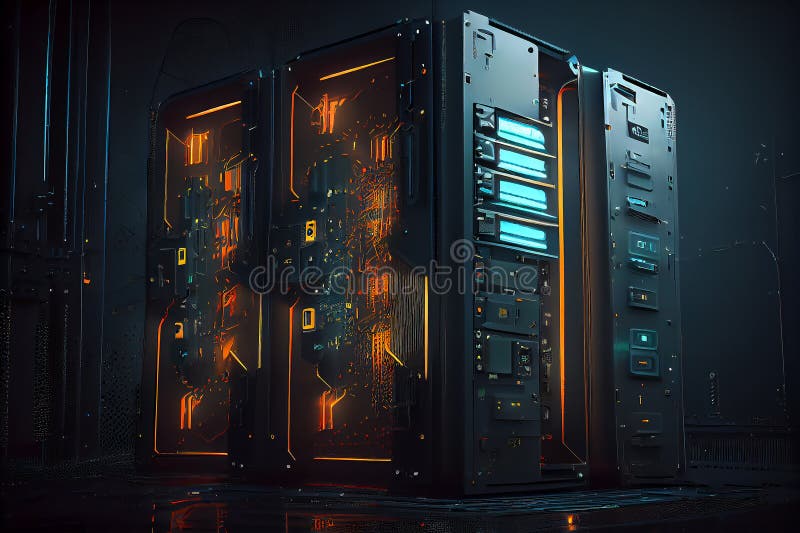 Concept of Big Data Information Technology Stock Illustration ...