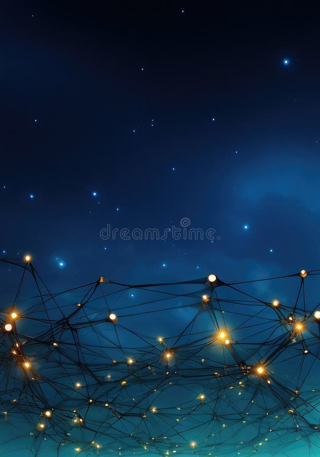 Concept of Big Data, Machine Learning, Artificial Intelligence, Global Network.Global Connecting ...