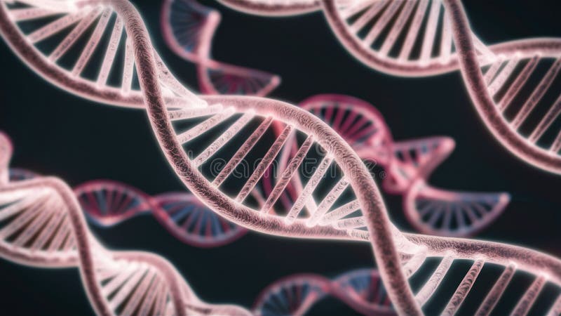 Concept of Biochemistry with Dna Molecule Stock Photo - Image of ...