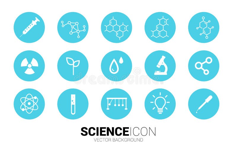 Icon for Science Knowledge and Laboratory. Stock Vector - Illustration ...