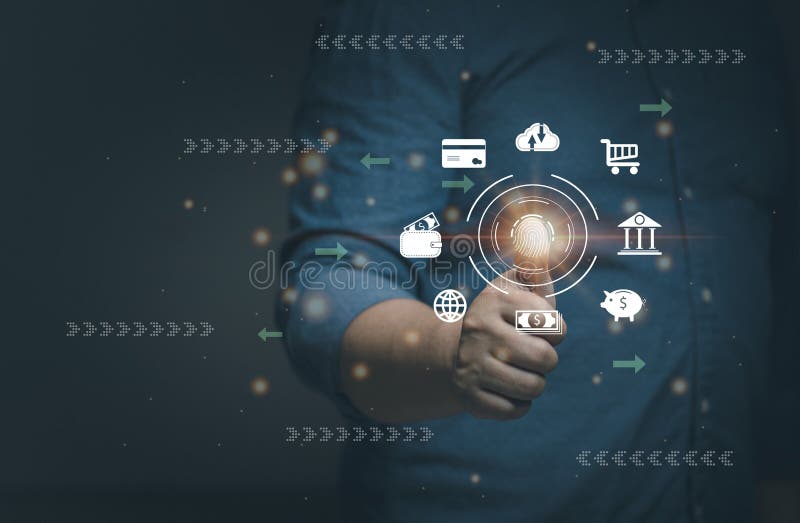 The Concept of Biometric Authentication Scan Your Fingerprint To Verify ...