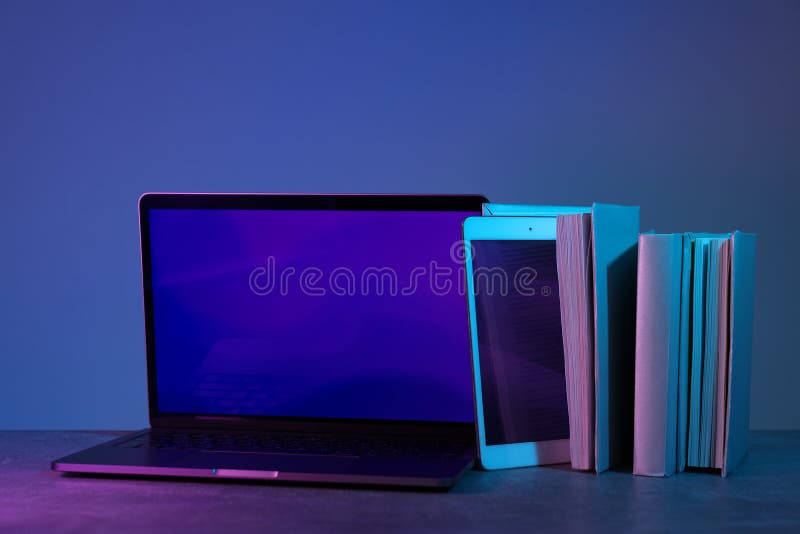 Concept of Books Vs Technology, Old Search for Information Vs Modern ...