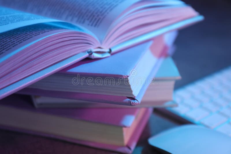 Concept of Books Vs Technology, Old Search for Information Vs Modern ...