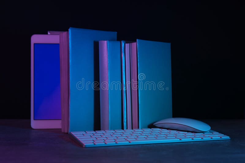 Concept of Books Vs Technology, Old Search for Information Vs Modern ...