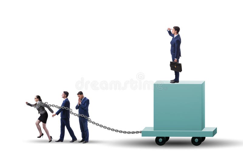 Concept of Bossy Autocratoc Leadership Stock Image - Image of ...