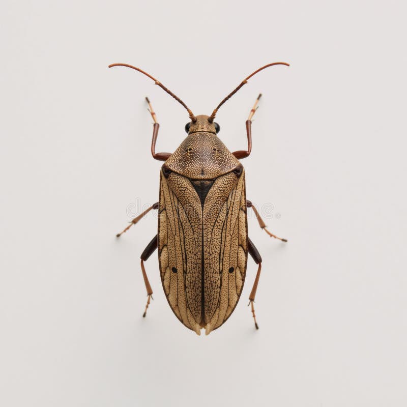 Box Elder Bug Portrayed Against a Backdrop Stock Illustration ...