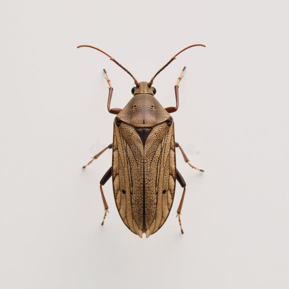 Box Elder Bug Portrayed Against a Backdrop Stock Illustration ...