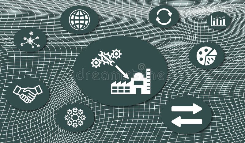 Concept of bpo stock illustration. Illustration of icon - 266097641