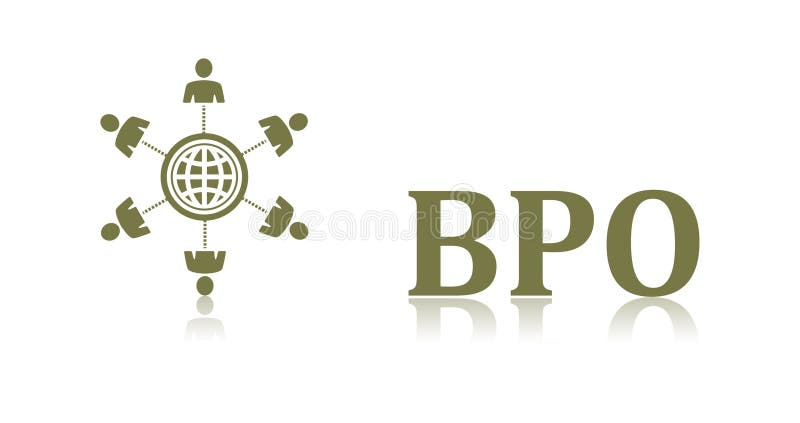 Concept of bpo stock illustration. Illustration of operation - 335050712