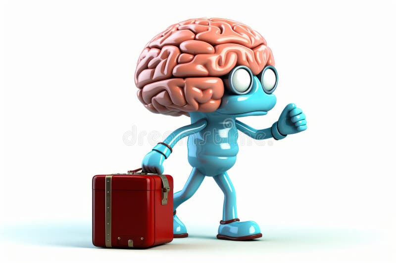 Concept of Brain Drain. Image Generated with Ai Stock Illustration ...