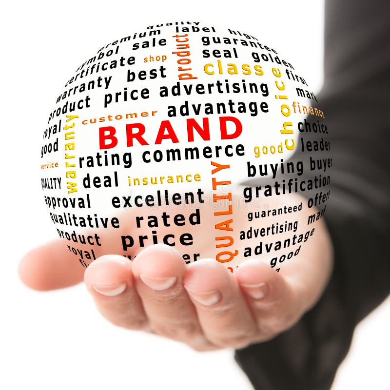 Brand on Paper stock photo. Image of investment, focus - 55734322