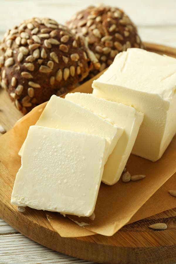 Concept of Breakfast, Eat Food with Butter Stock Photo - Image of ...