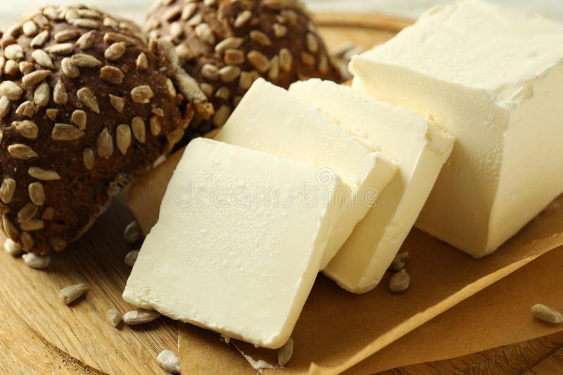 Concept of Breakfast, Eat Food with Butter Stock Photo - Image of ...