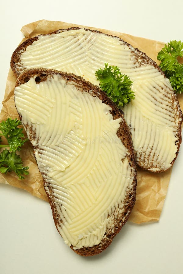 Concept of Breakfast, Eat Food with Butter Stock Photo - Image of ...