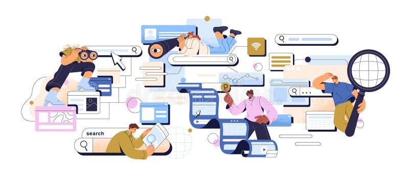 Characters Research Information Stock Illustrations – 1,815 Characters ...