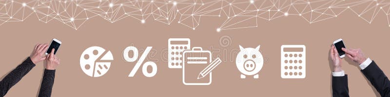 Concept of budget stock illustration. Illustration of bank - 234403064