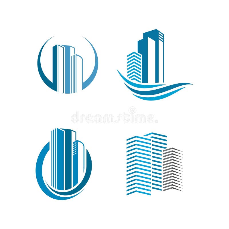 Concept of Building Logo Vector Icon Illustration Stock Vector ...