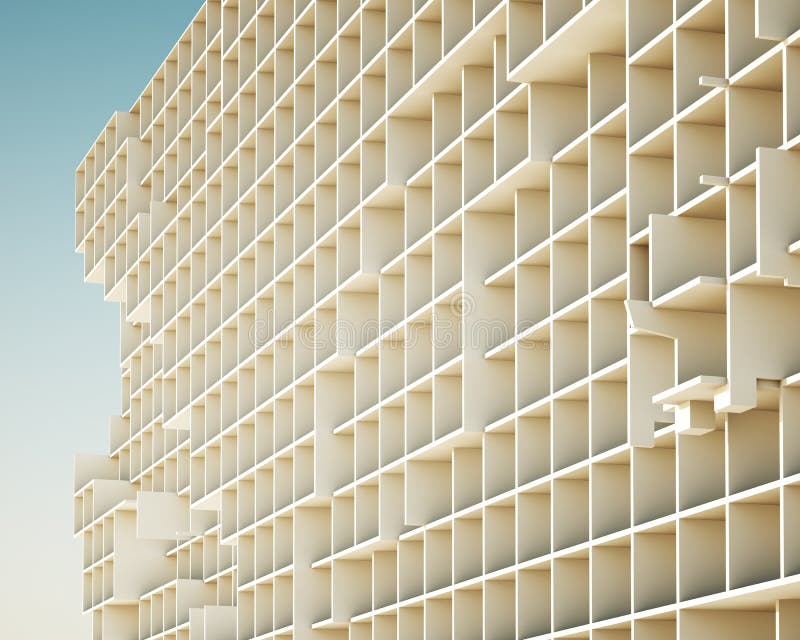 Concept of Building Structures Stock Illustration - Illustration of ...