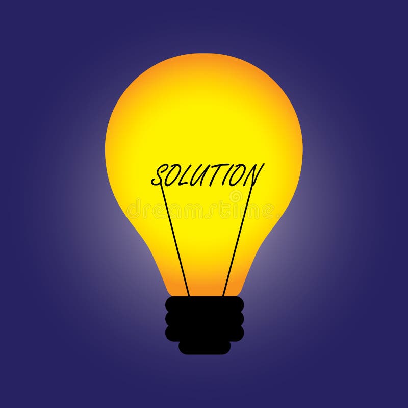 Concept Bulb With Filament Replaced By Solution Picture. Image: 26928399