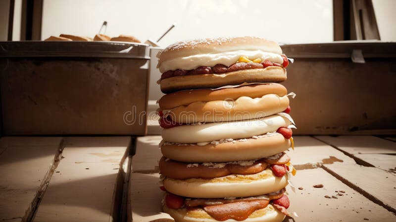 The Bun Storage Delight.AI Generated Stock Illustration - Illustration ...