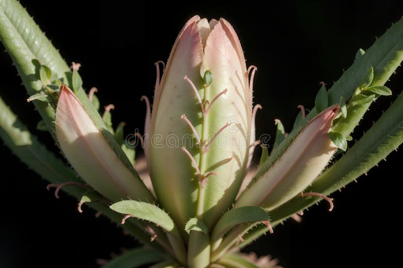 Burst of Life Early Spring Sprouts.AI Generated Stock Illustration ...