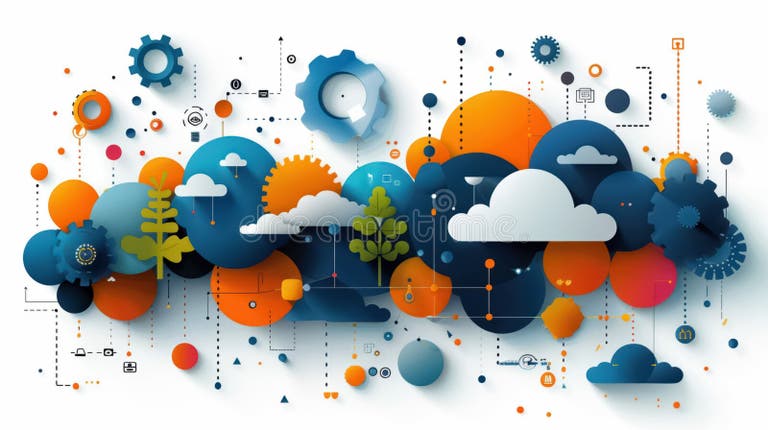 Concept of Business Agility, Showcasing Elements of Smart Strategic ...