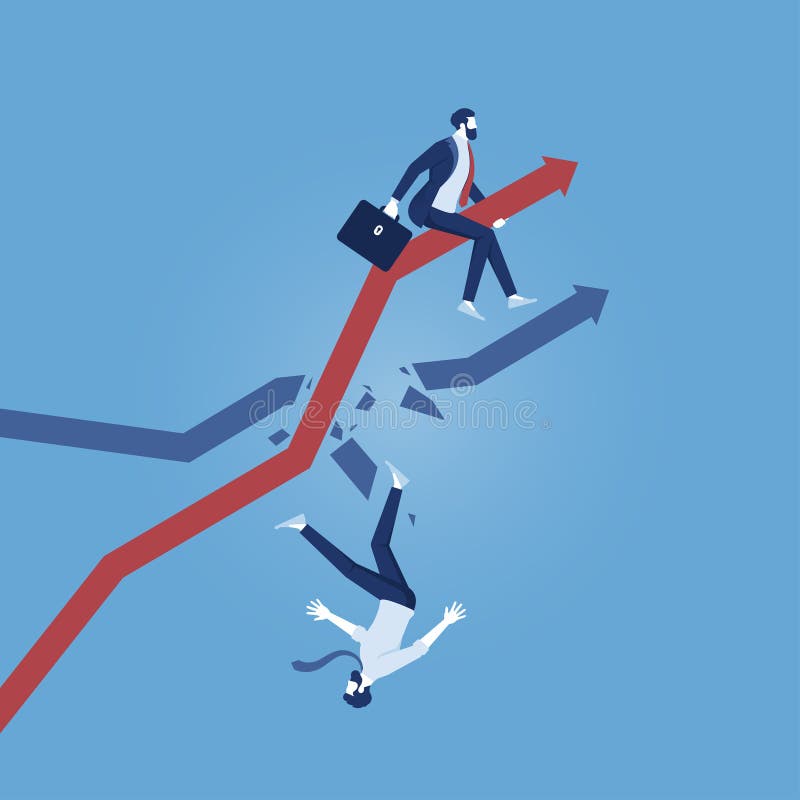 Business Competition Challenge Vector Illustration Concept Stock Vector ...