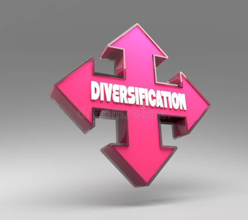 Diversification Business Pie Chart Stock Vector - Illustration of ...