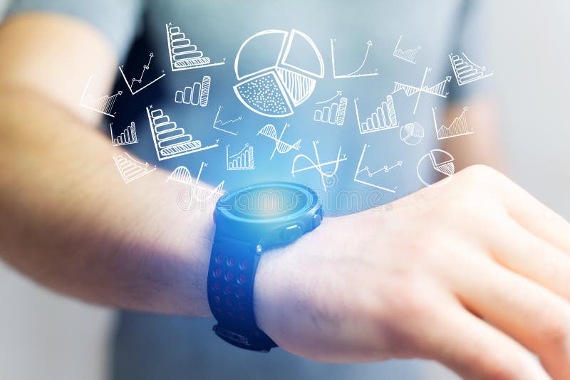 Concept of Business with Icons All Around - Technology and Device ...