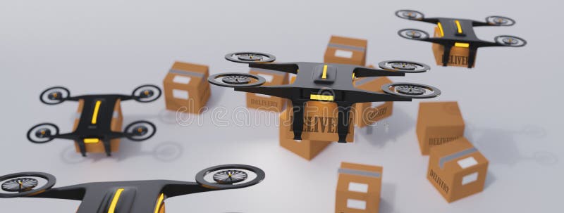 Concept Business,industrial Air Transport Technology,control Remote ...