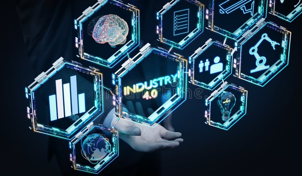 Concept of Business and Industry 4.0 Stock Photo - Image of industry40, business: 262789344